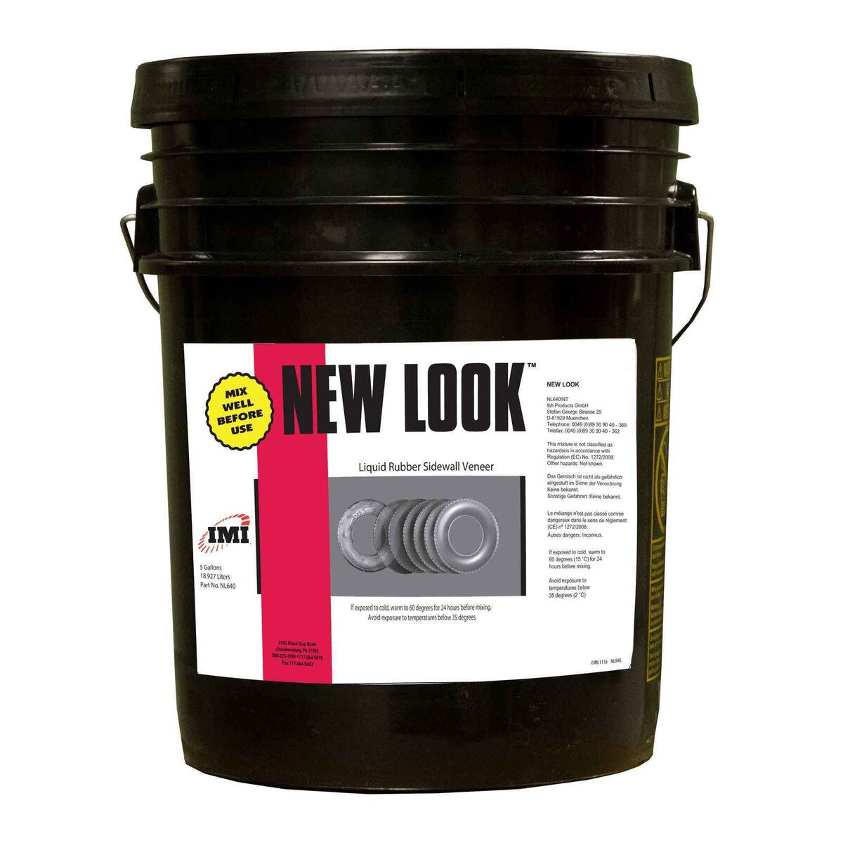 NEW LOOK Tire Paint 5 Gallon by IMI